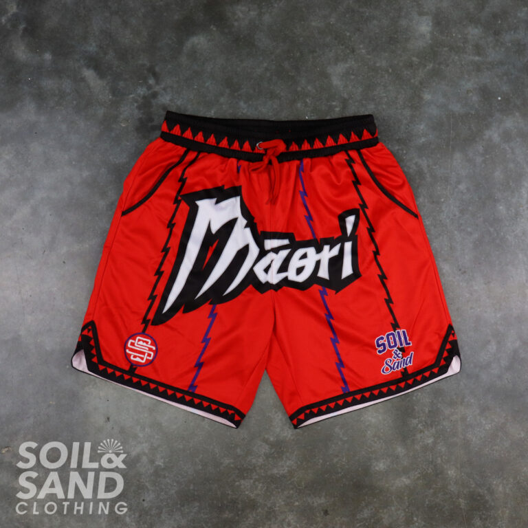 Māori Shorts – Red | Soil and Sand